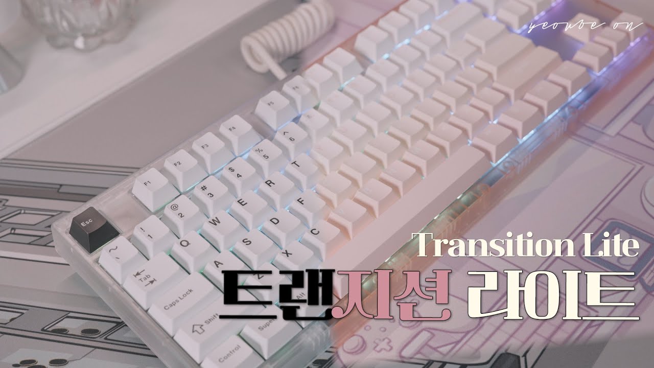 변신하는 키보드 트랜지션 라이트⌨️ 가성비 커스텀 키보드 | 조립방법 친절한 설명 포함💌 (SW Transition Lite ...