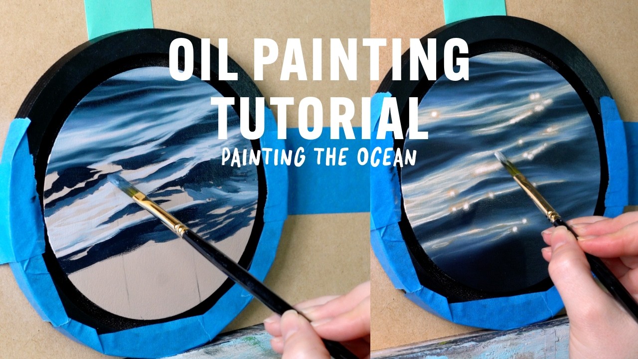 How to Paint the Ocean with Oil Paint - Realistic Water Tutorial ...