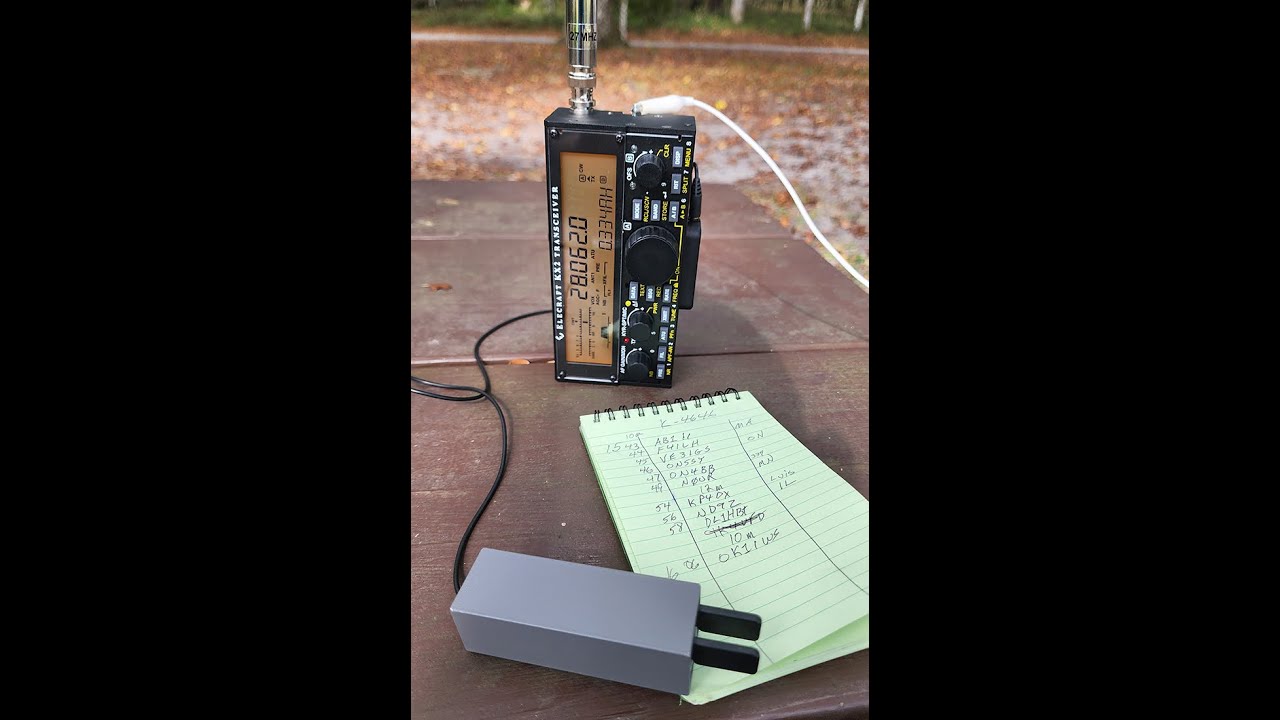 KX2 & small whip - more DX than domestic contacts! - YouTube