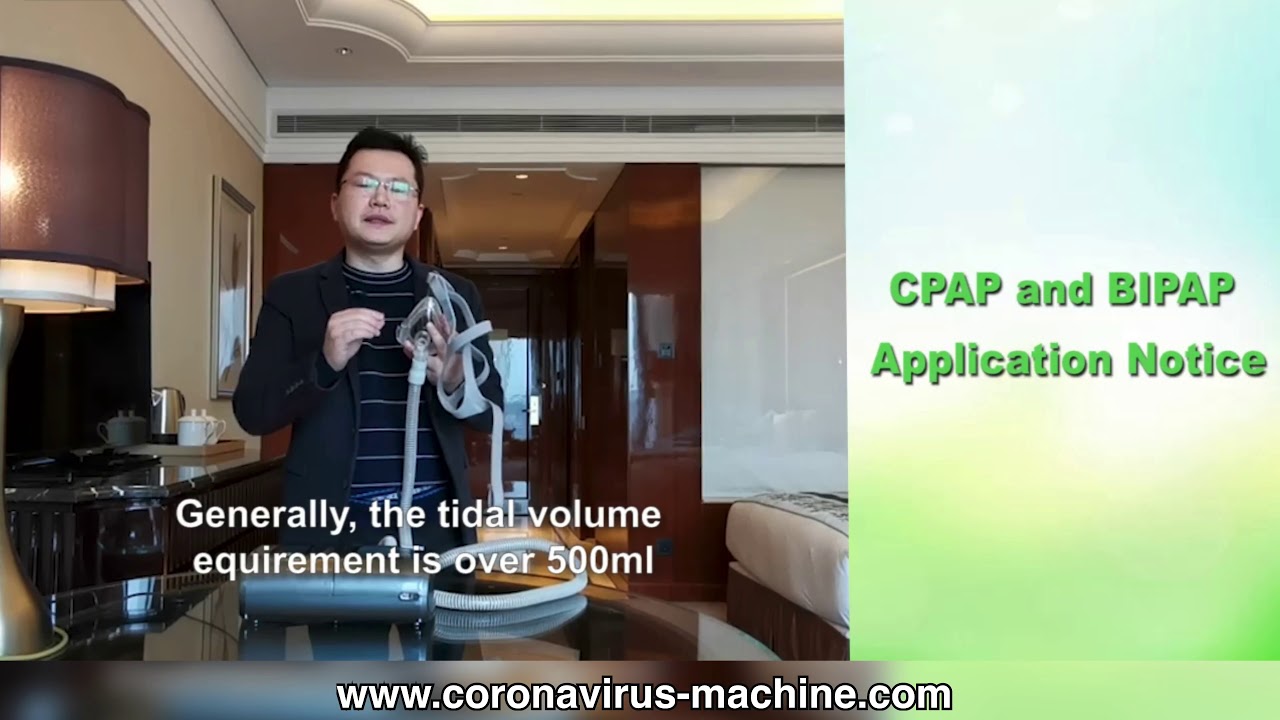 BIPAP Ventilator and CPAP Respirator Application Notice - YouTube