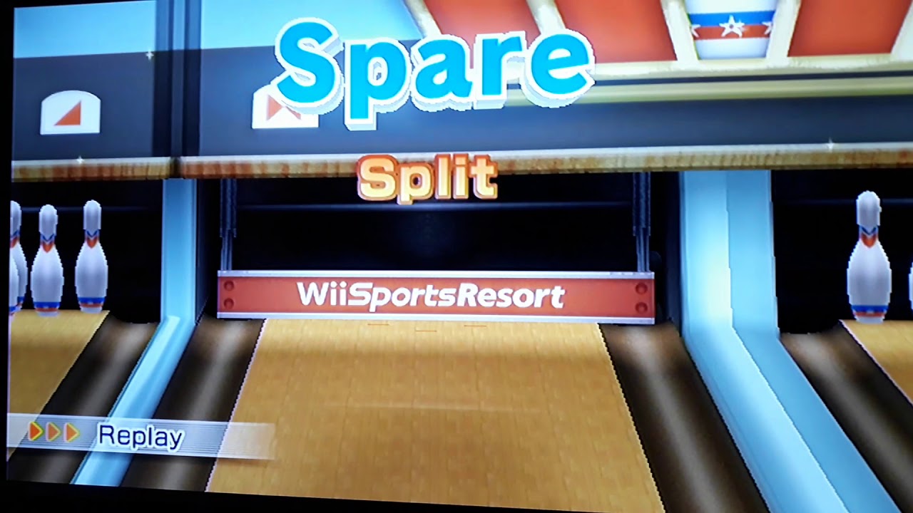 Wii Sports Resort Bowling: 2-4-6-7 Split Conversion! - YouTube