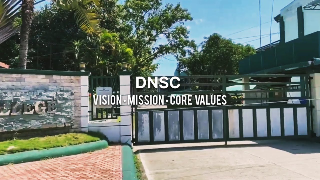 DNSC Vision, Mission, & Core Values (Creative VMG | IT112) - YouTube