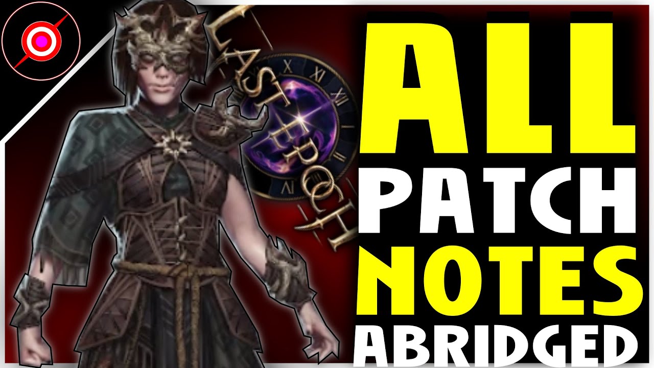 All Patch Notes Changes In One Video For Last Epoch Multiplayer 0.9 ...