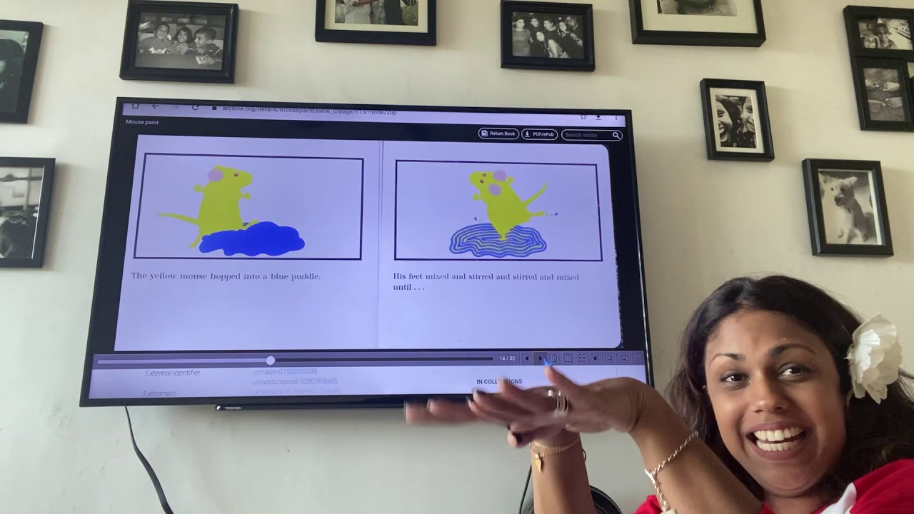 Redboot Storytelling - Mouse Paint - YouTube