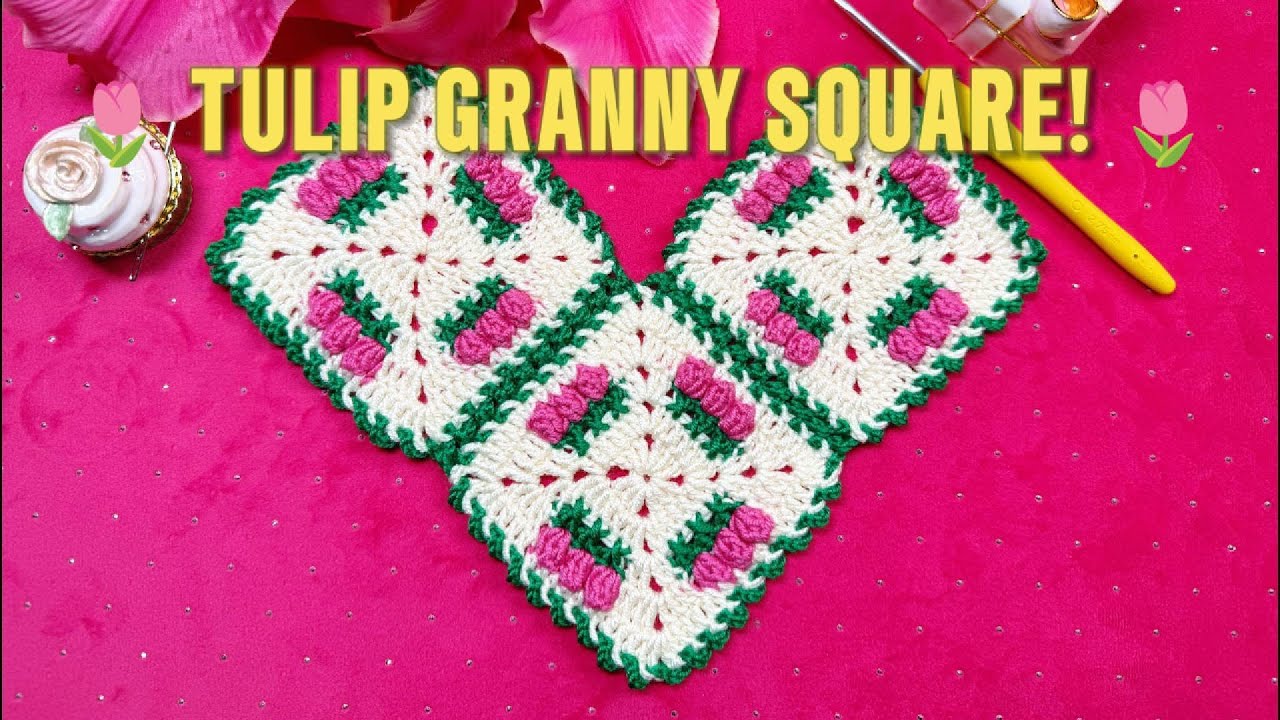 🌷How to Crochet The Perfect Spring Granny Square Pattern? 🌷 - YouTube