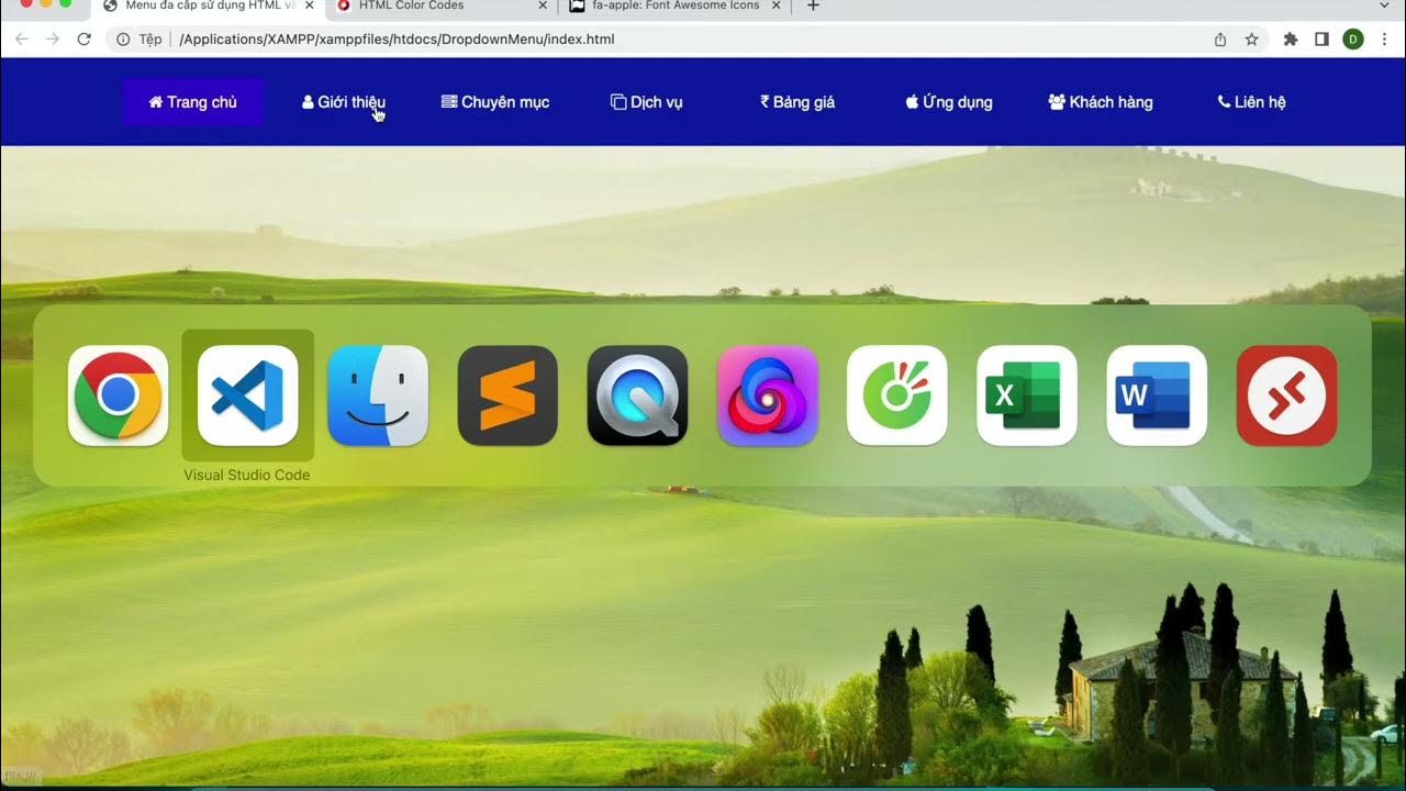 🎬 Tạo menu đa cấp với HTML & CSS đơn giản | Simple Multi-Level Menu with HTML & CSS - YouTube