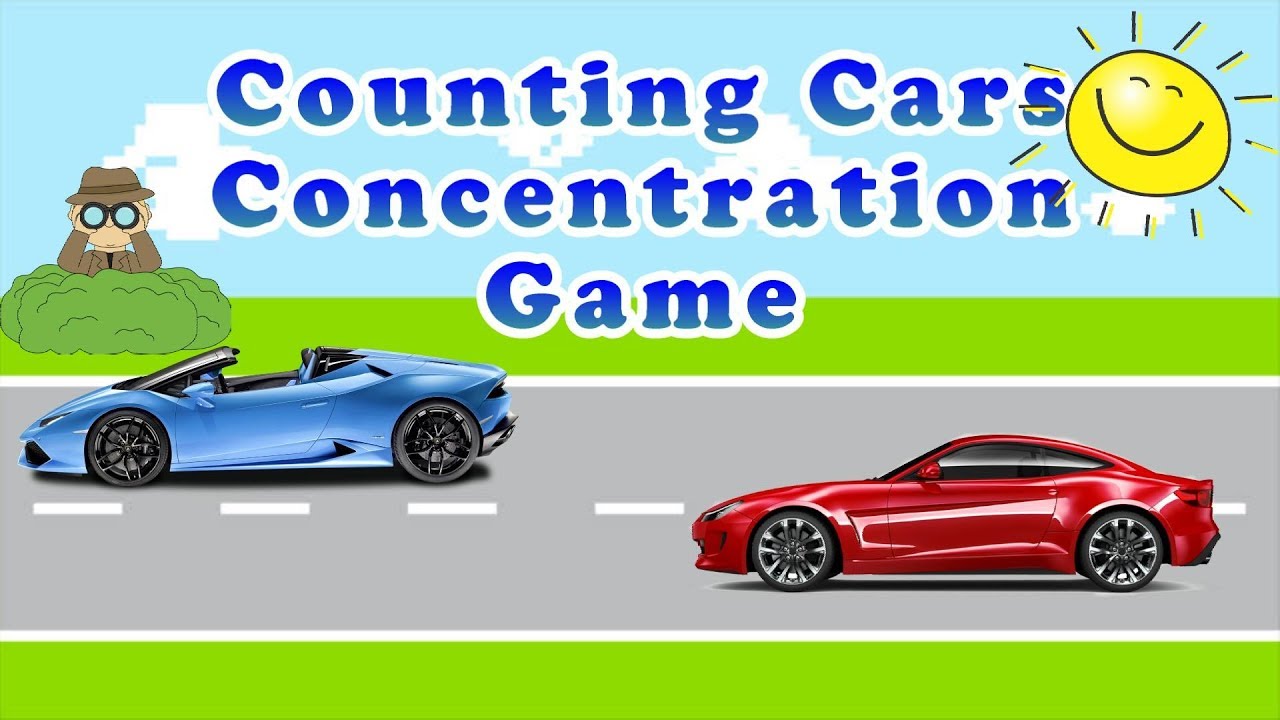 Counting Cars | Learn How to Count | Concentration Game for Kids - YouTube