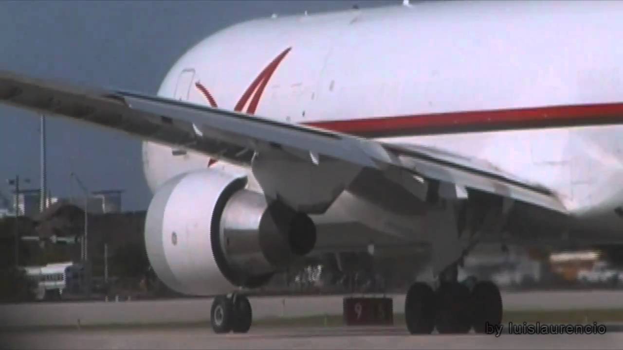 Abx air 767 takeoff - YouTube