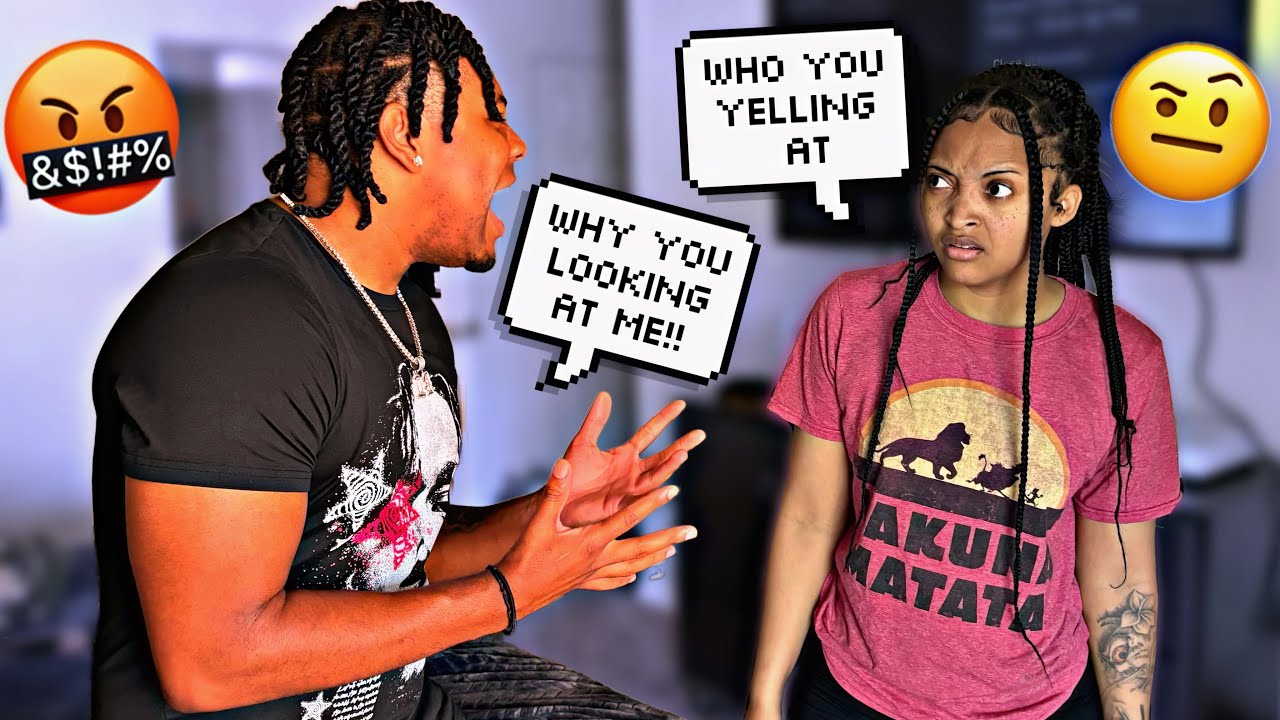 Getting Mad At Mya Because My Other Girl Broke Up With Me! PRANK - YouTube