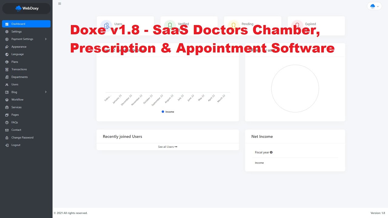 Doxe v1.8 - SaaS Doctors Chamber Prescription & Appointment Software ...