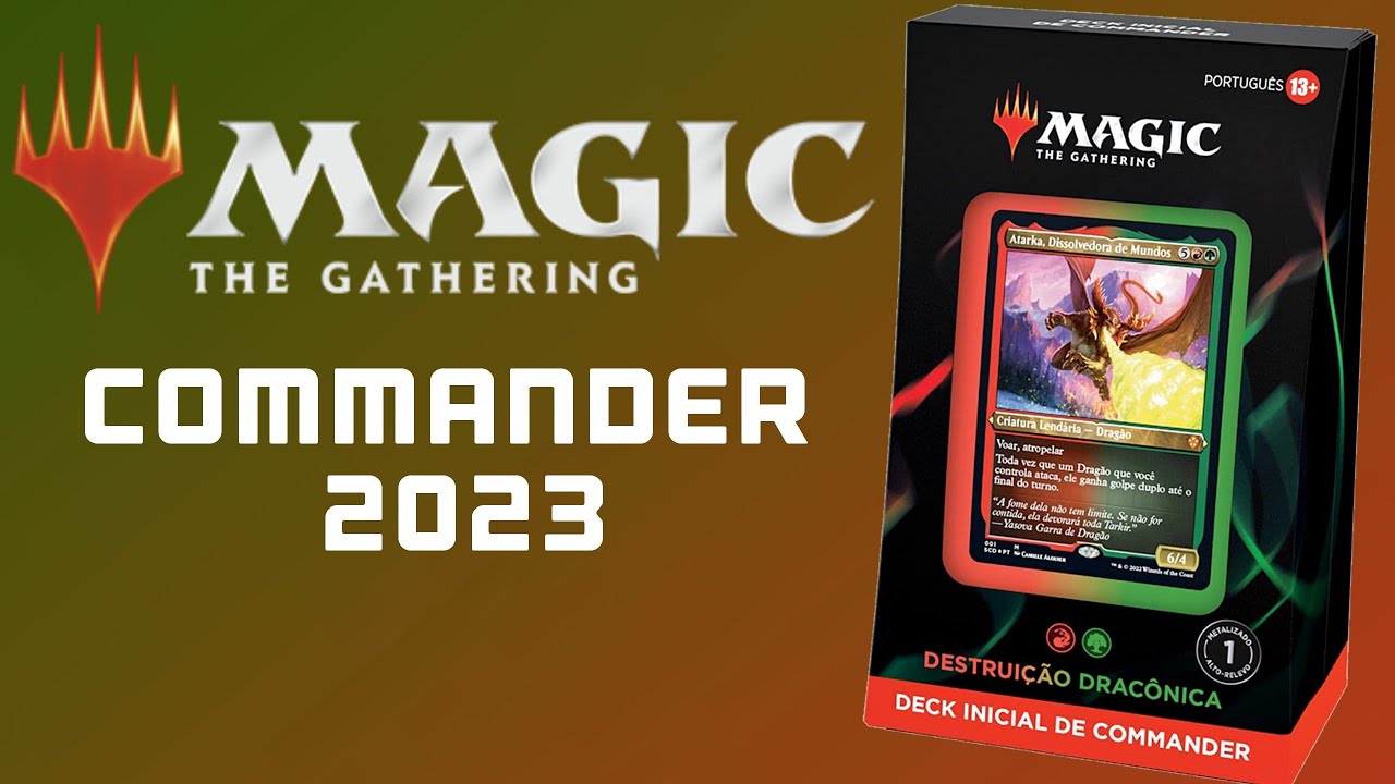 Magic The Gathering: Deck Inicial de COMMANDER 2023. Destruição ...