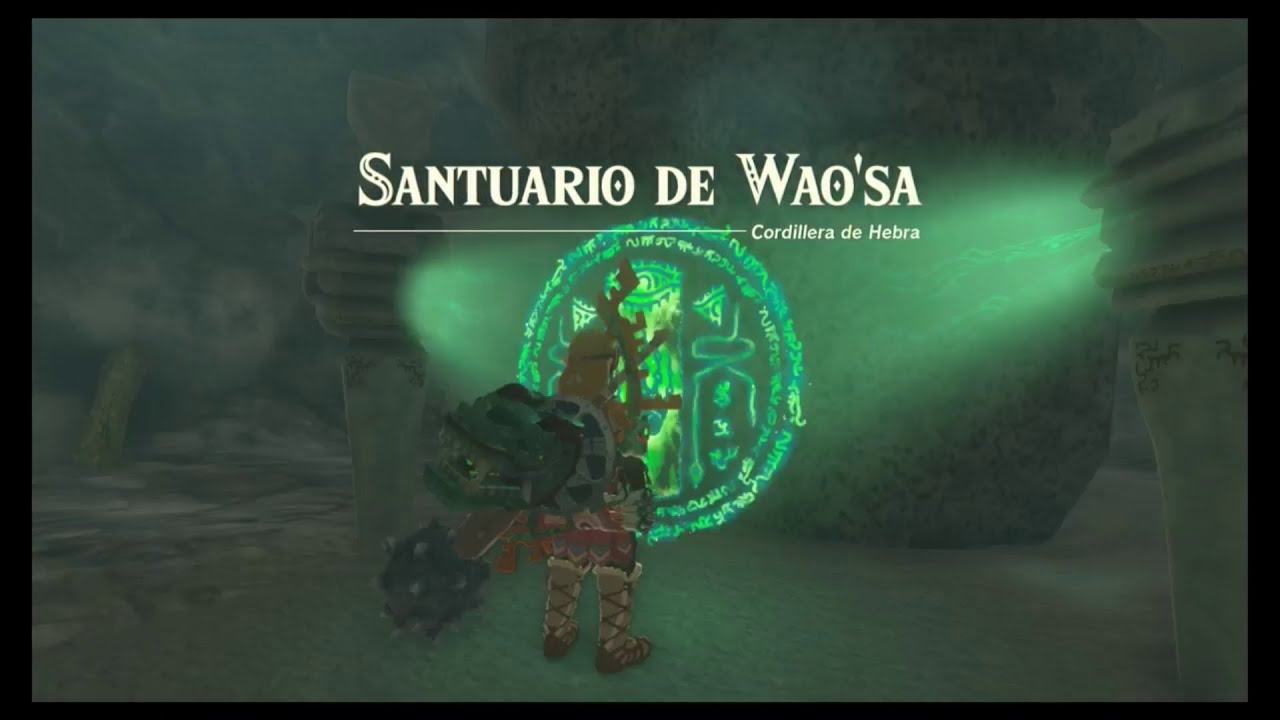 SANTUARIO DE WAO'SA - GUÍA 100% - TLOZ TEARS OF THE KINGDOM - YouTube