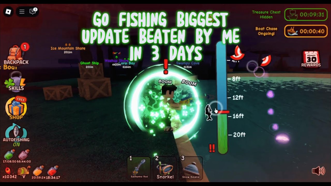 ROBLOX GO FISHING UPDATE TERBESAR DIKALAHKAN - YouTube