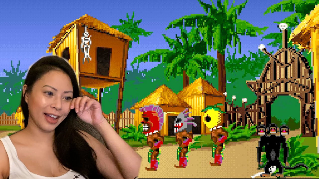 "LOOK BEHIND YOU! A THREE-HEADED MONKEY!" | MONKEY ISLAND GAMEPLAY #3 - YouTube