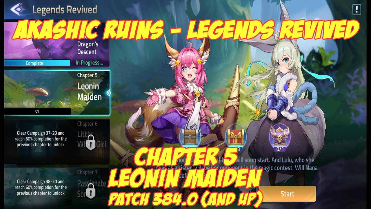 Legends Revived Chapter 5 - Leonin Maiden Walkthrough - YouTube