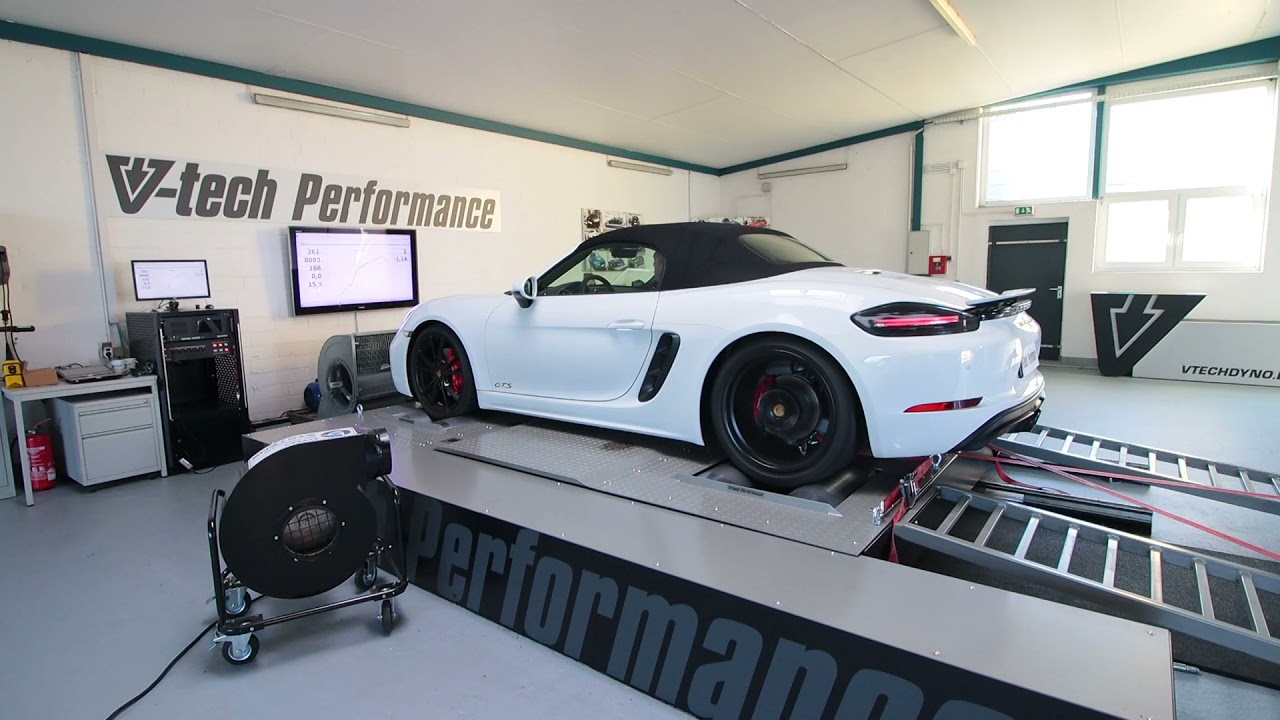 Vtech-Performance Chiptuning Leistungssteigerung Stage2 Porsche 718 Boxster 2.5 GTS 429PS ...