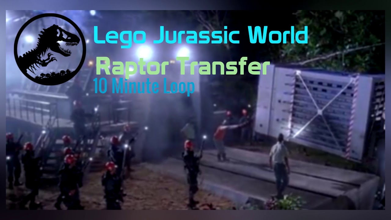 Lego Jurassic World|Raptor Transfer|10 Minute Loop - YouTube