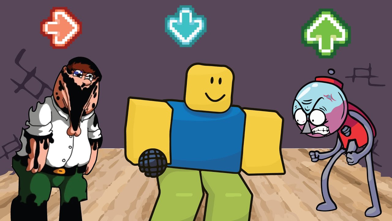 FNF Character Test | Gameplay VS FNF Animation | Benson |Roblox noob ...