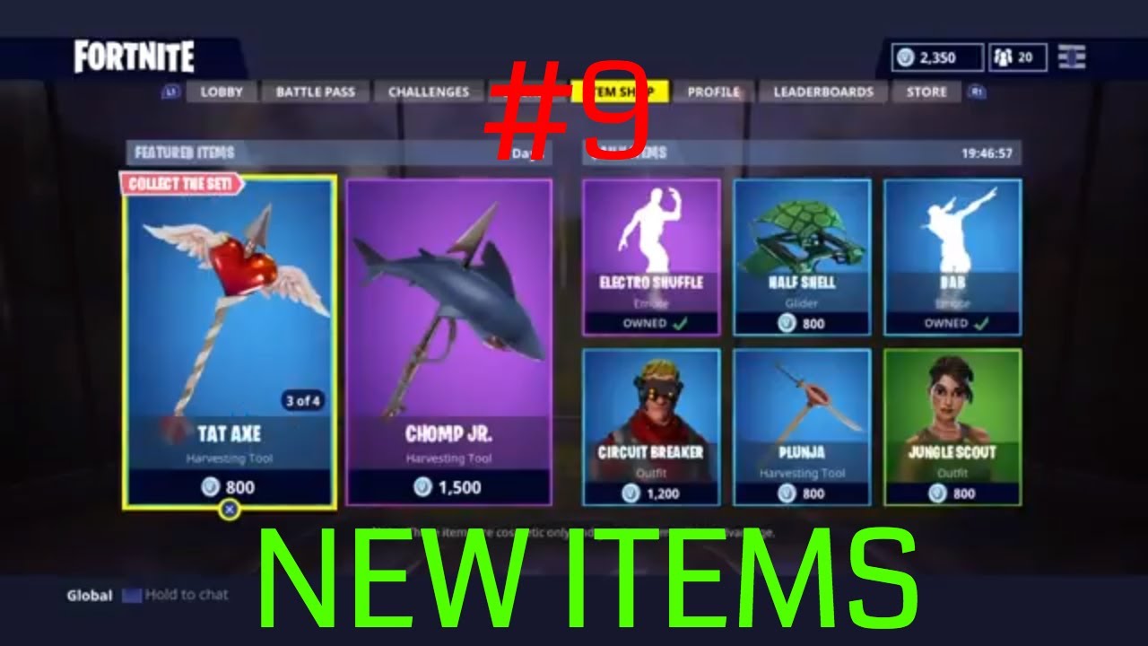 THE NEW FORTNITE DAILY ITEMS IN THE SHOP - #9 - YouTube