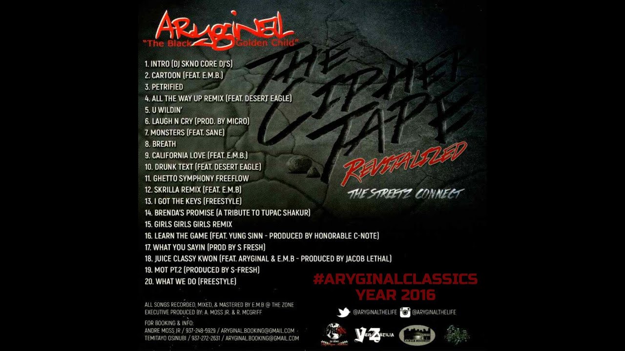 Aryginal - The Cipher Tape Side B: Revitalized - Hosted by DJ SKNO ...