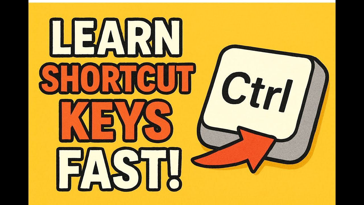 Most Common Keyboard Shortcuts Basic keys - YouTube