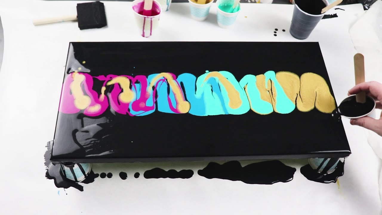 (536) Paper Towel Swipe Technique with Black Background - YouTube