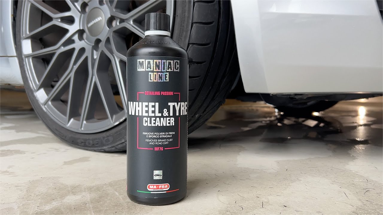 Maniac Line Wheel And Tyre Cleaner - YouTube