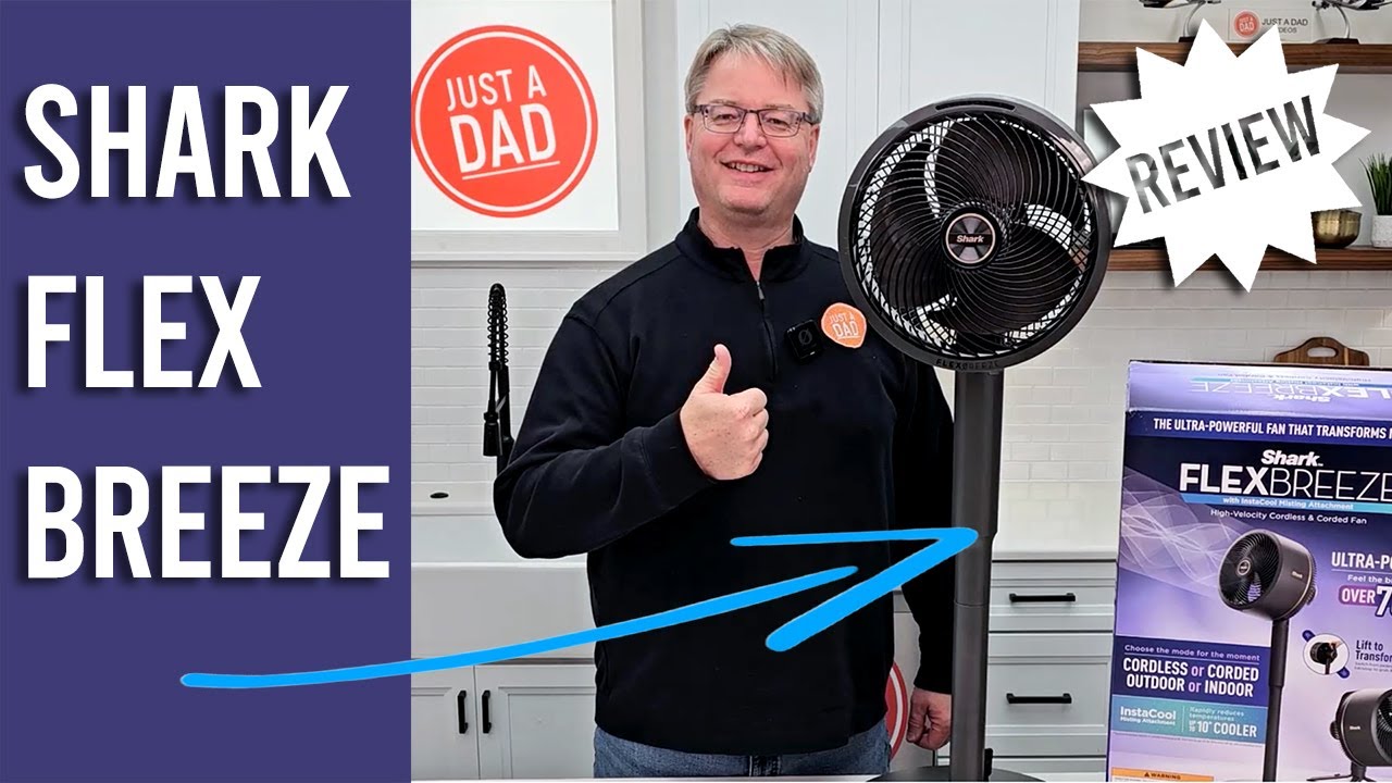 Shark FlexBreeze Pedestal & Tabletop Fan FA222 REVIEW - YouTube