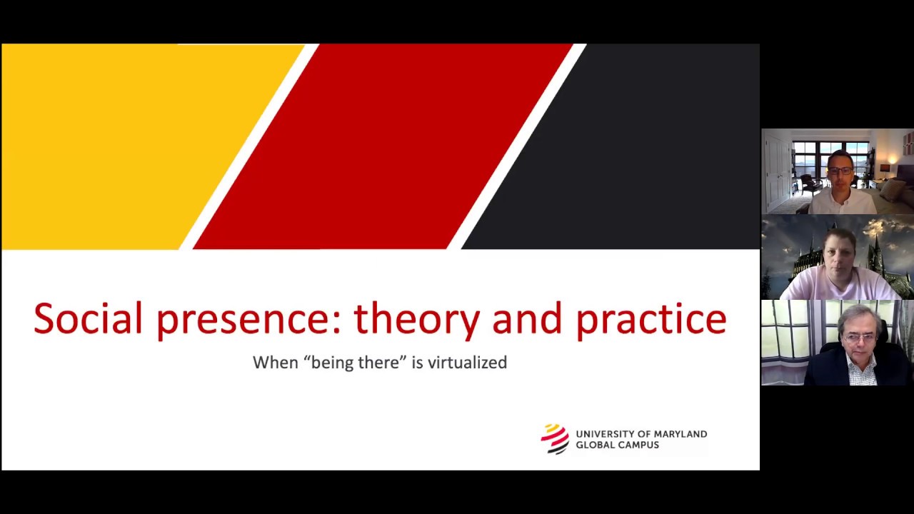 Social Presence in Online Learning - YouTube