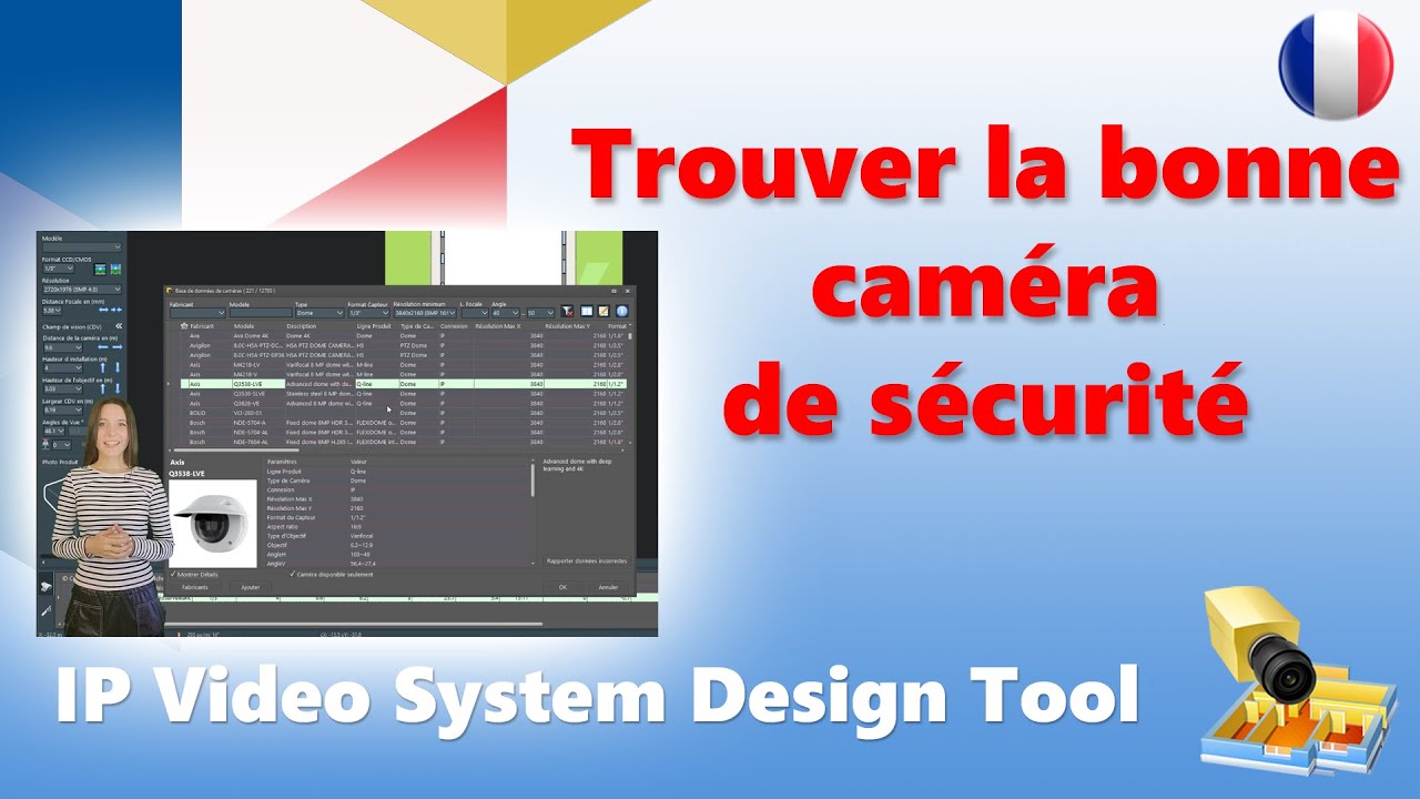 Trouver la bonne caméra de sécurité dans la base de données IP Video ...