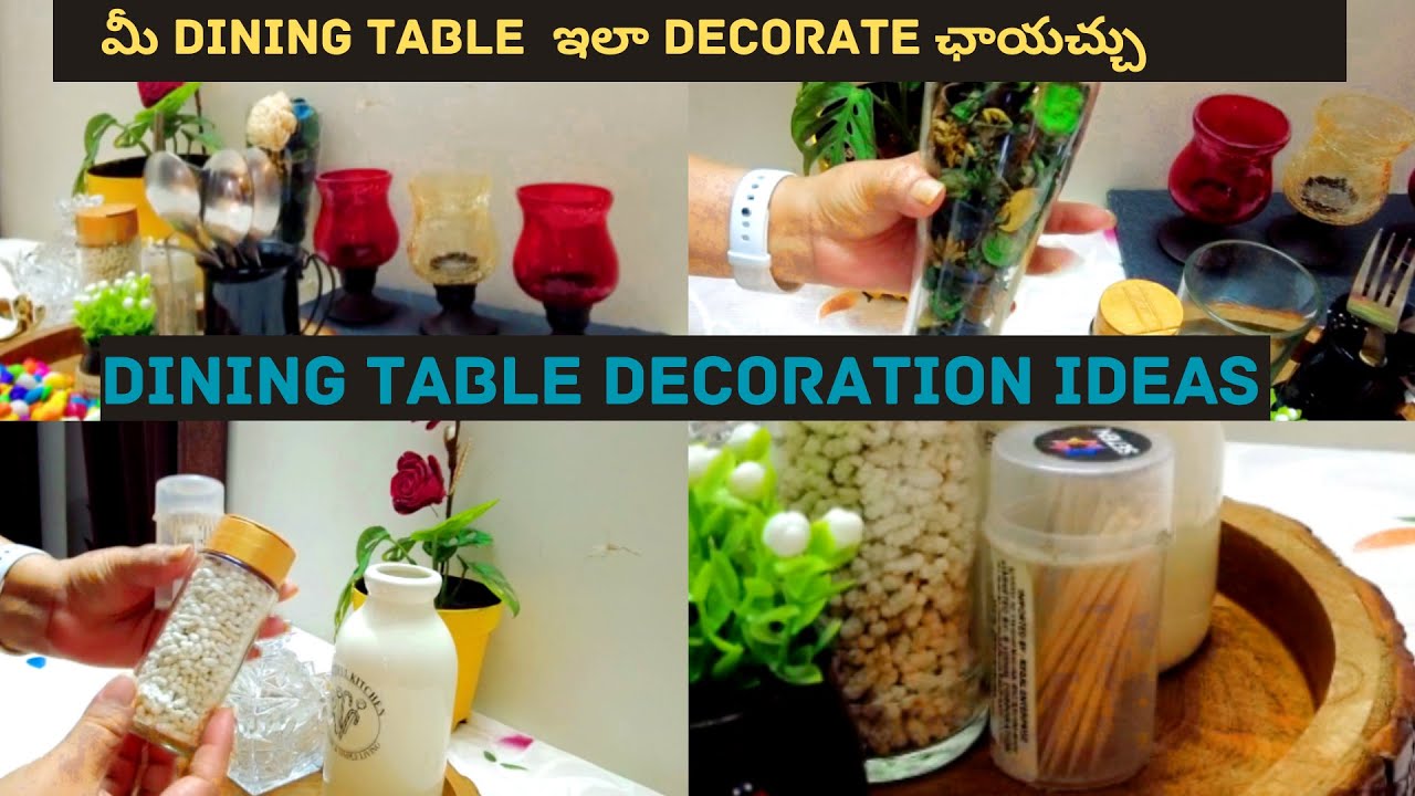 Ideas To Make Dining Table Presentable | Decorationb Ideas | Hindi ...