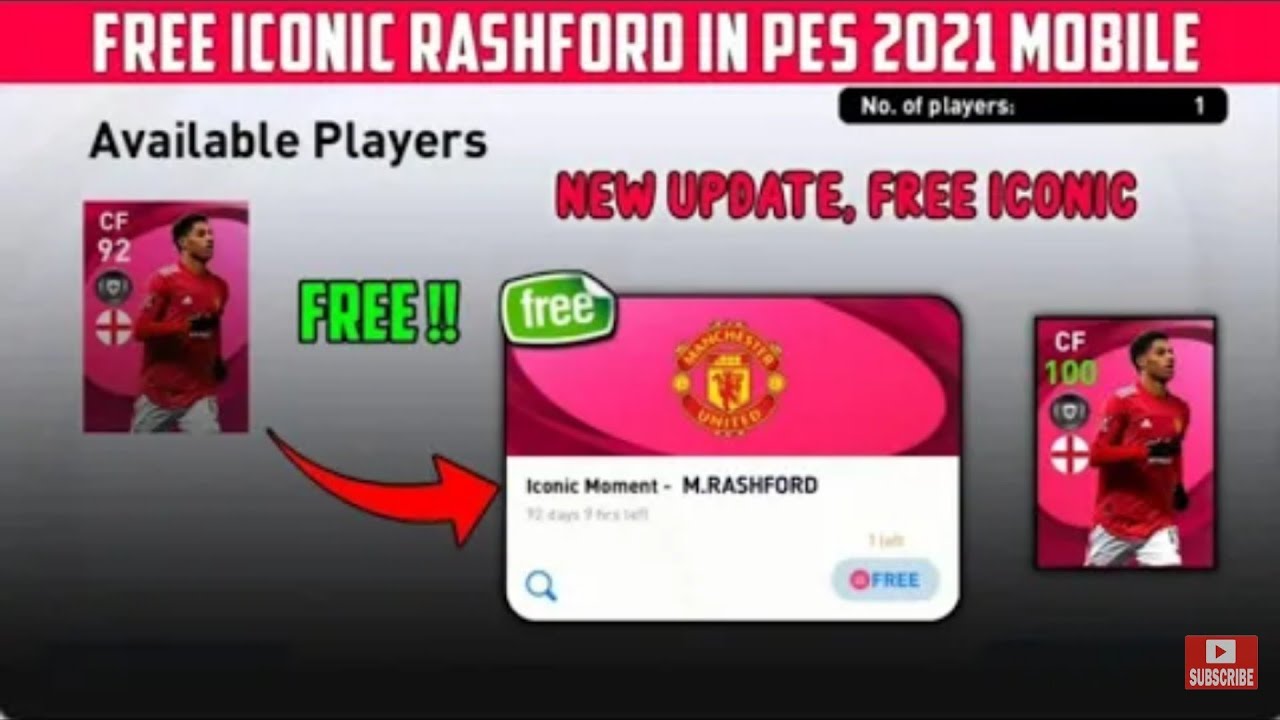 6 Free amazing rewards in Pes 2021 | Free iconic moments , coins ...