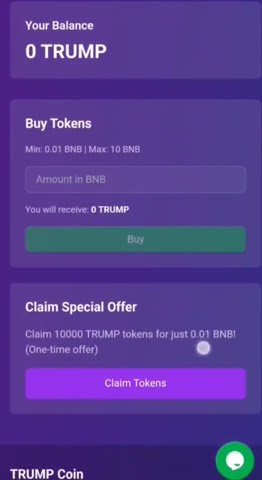 how to claim Trump Coin airdrop Use Trust wallet || Don't Miss Free ...