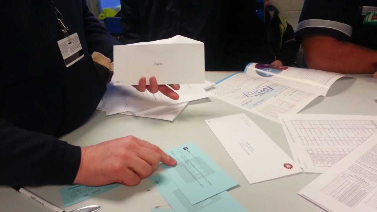 contract voting instructions IAM - YouTube