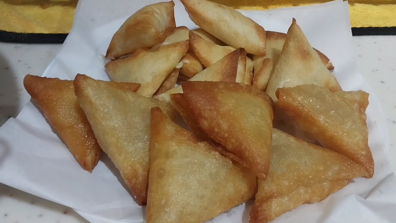 Membuat Samosa/Sambosa Isi Keju//Buat Anak Majikan//TKWARAB - YouTube