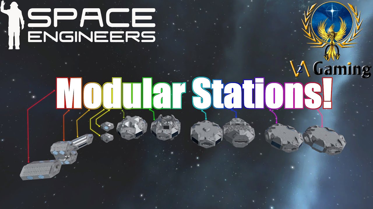 Space Engineers - Modular Stations! - YouTube