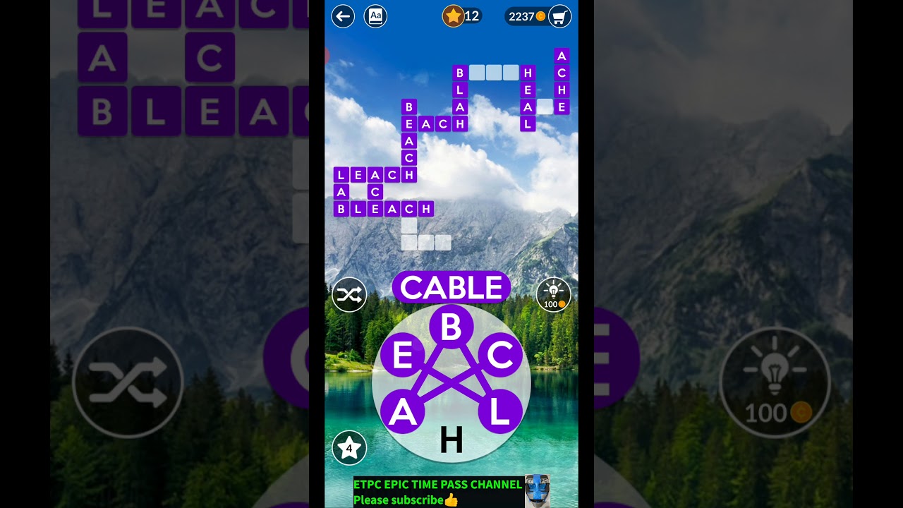 WORDSCAPES LEVEL 10174 - YouTube