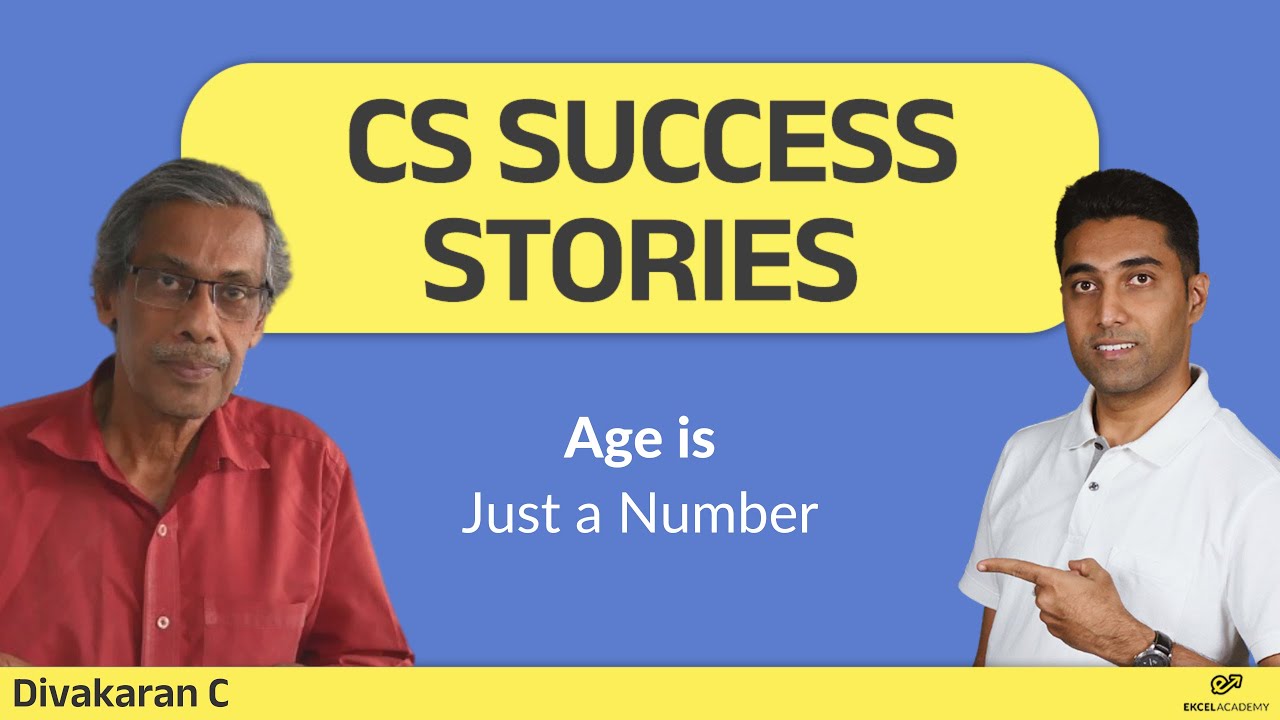 CS Success Stories : Age Is Just A Number - Passing CS Exam at the Age ...