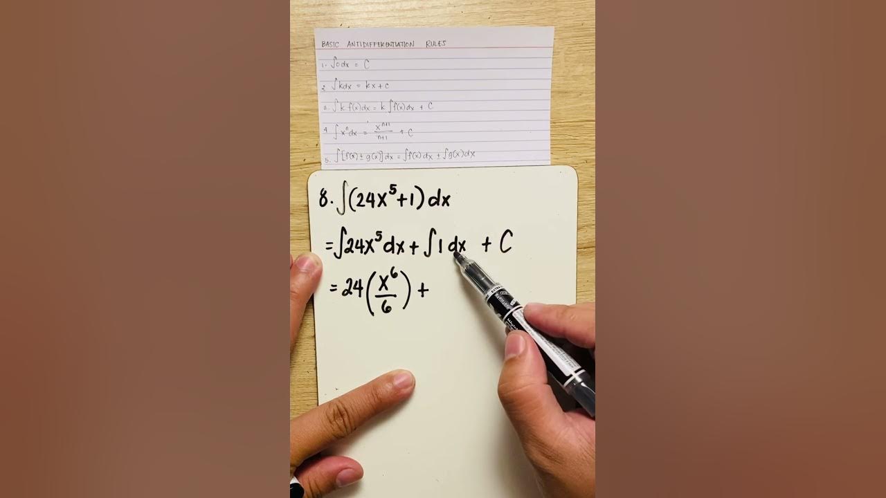 Basic Antiderivative Rules|Example 8 - YouTube