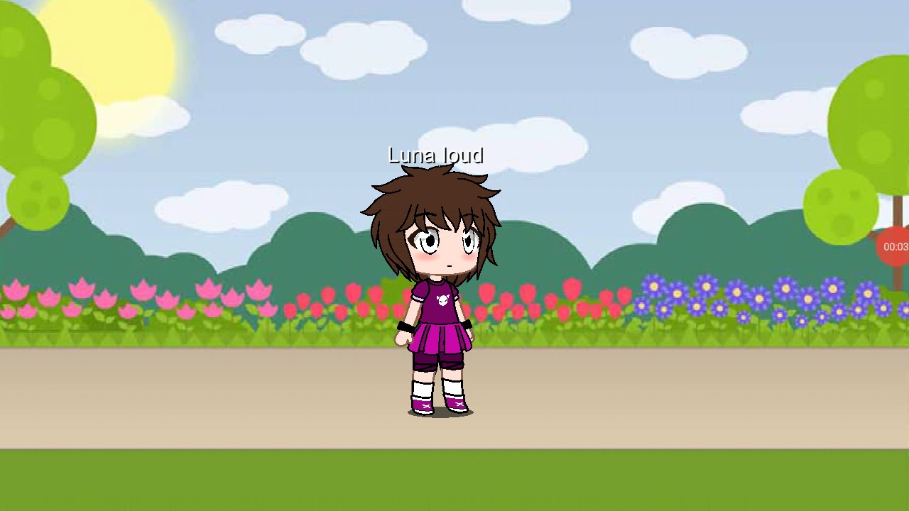 Luna loud (the loud house) in gacha club - YouTube