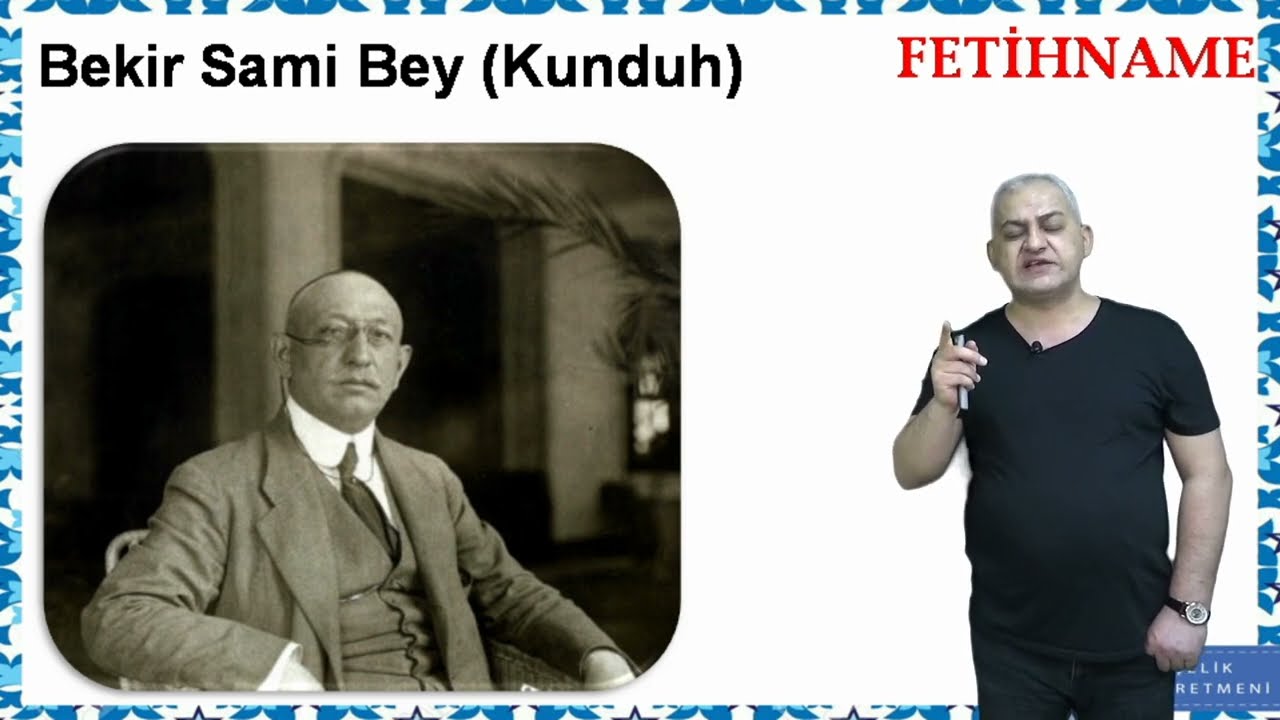 Bekir Sami Bey - Londra Konferansı - YouTube