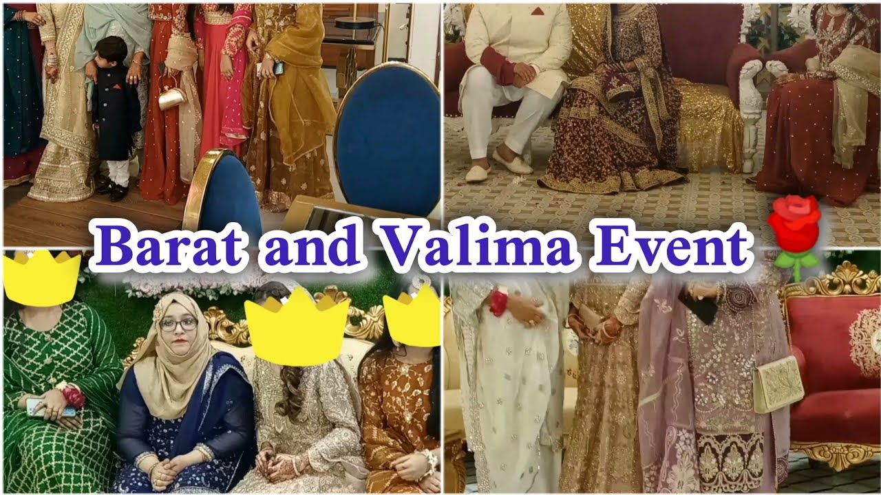 Barat and Valima Reception 🌹| Pakistani vlogger full day routine ...