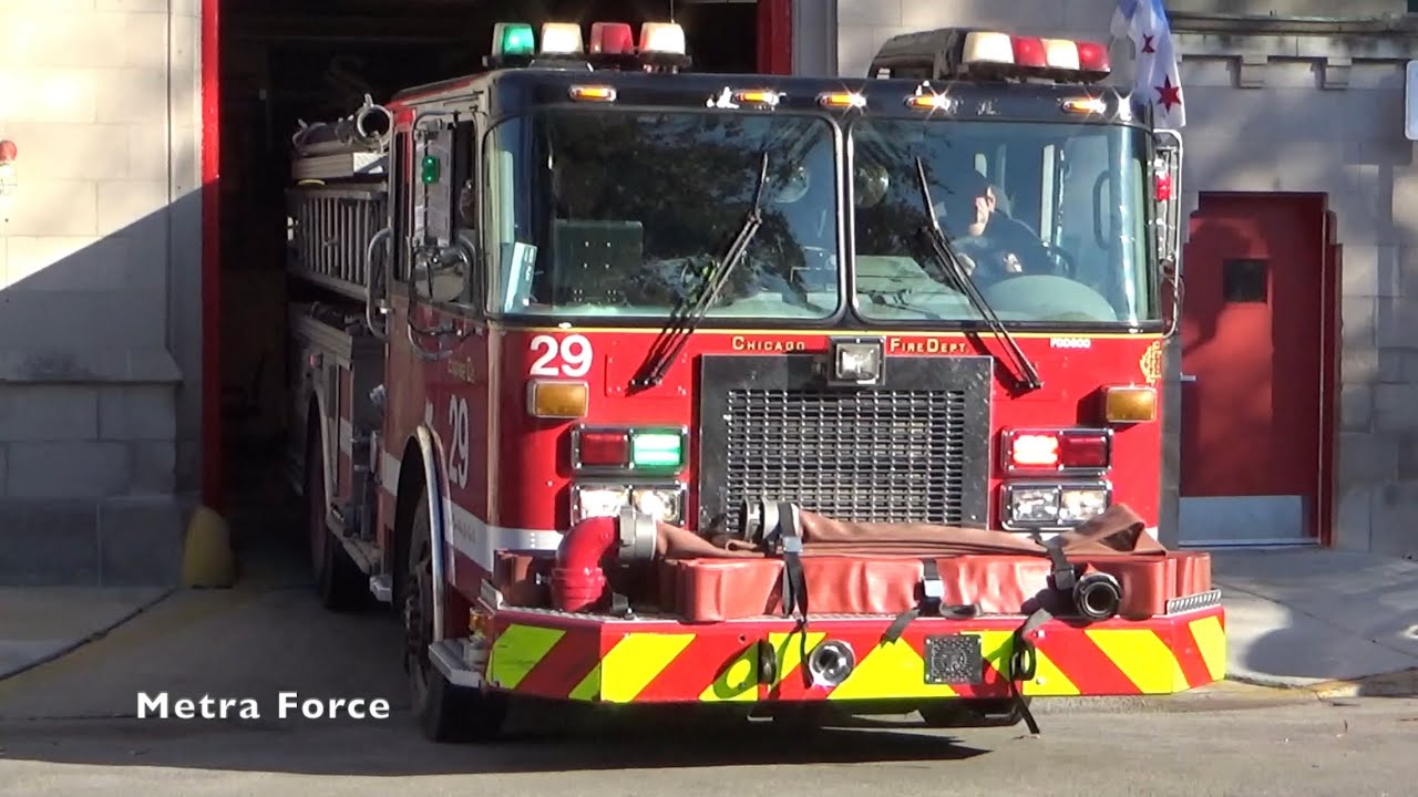Chicago Fire Dept Engine 29 Responding - YouTube