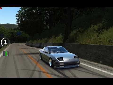 240sx S13 light tuned touge on Tsubaki Line - Assetto Corsa - YouTube