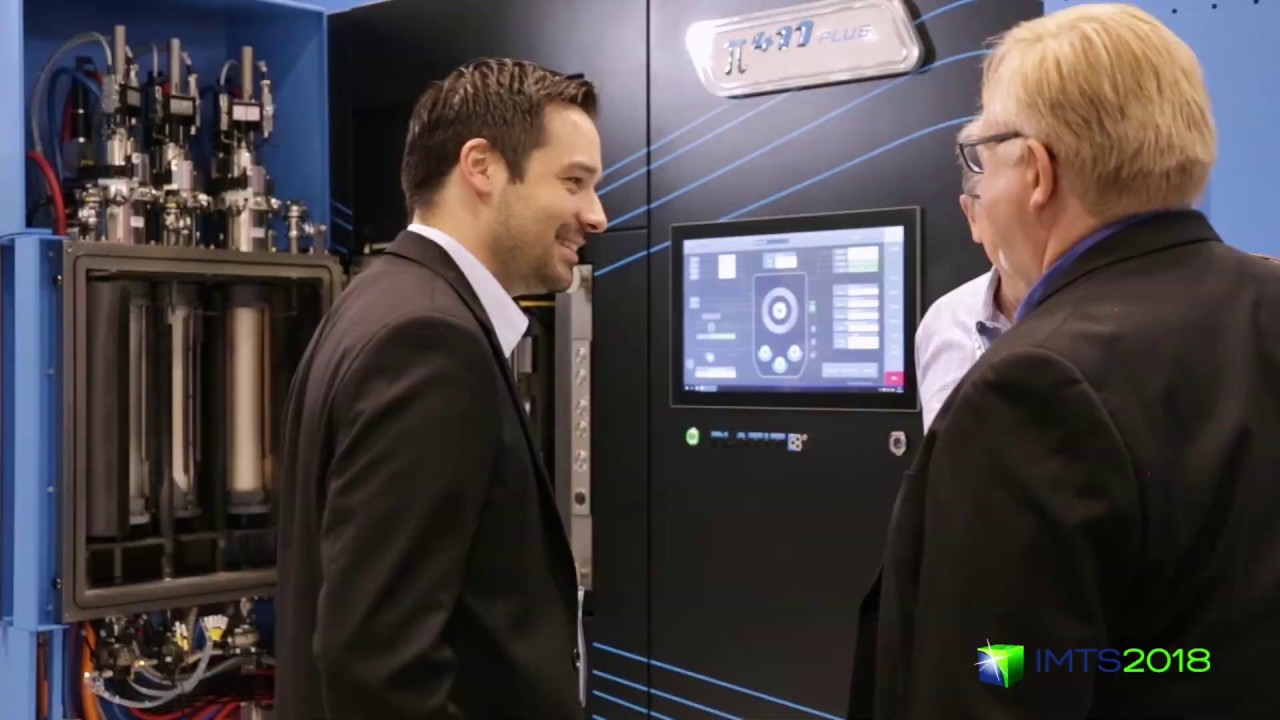 PLATIT Pi411 PLUS at the IMTS 2018 - YouTube