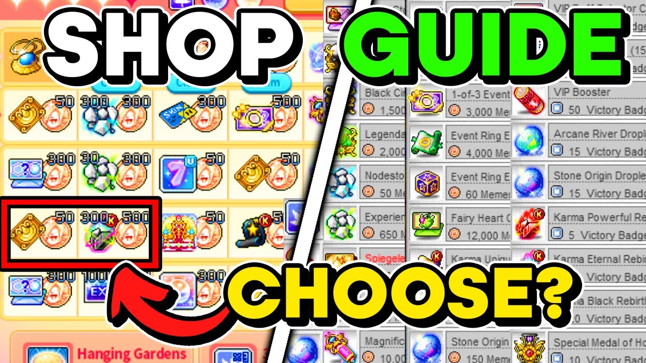 MapleStory Stargazer Morning Star Banquet Shops Guide - YouTube