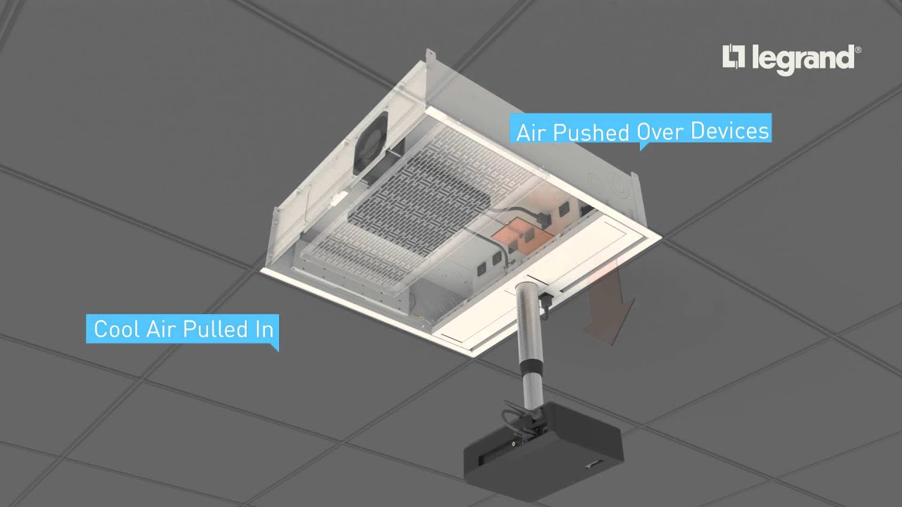 Wiremold: Evolution Ceiling Box Air Cooling System - YouTube