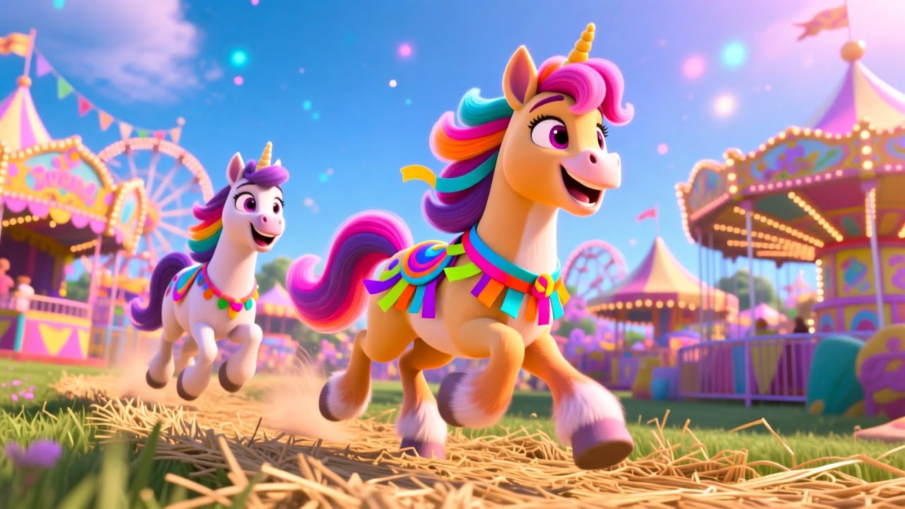 Pony’s Color Learning Ride 🦄🎨 | Learn Colors for Kids | Fun Educational ...