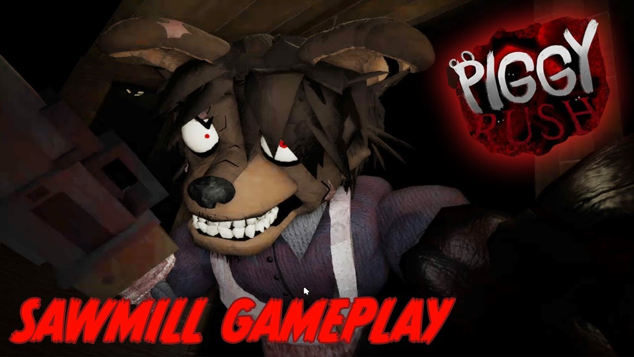 Sawmill Gameplay - Roblox Piggy Rush (Pillar Chase 2 but its Piggy) - YouTube