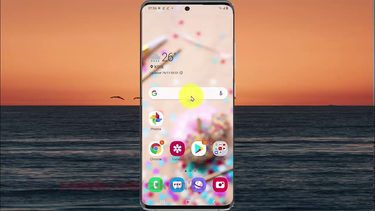 Samsung Galaxy S20 : How to set theming accent colour (Android 10 ...